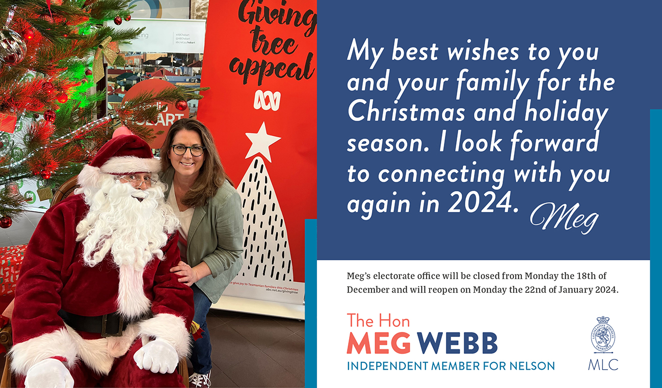 - Meg Webb MLC | Independent Member for Nelson
